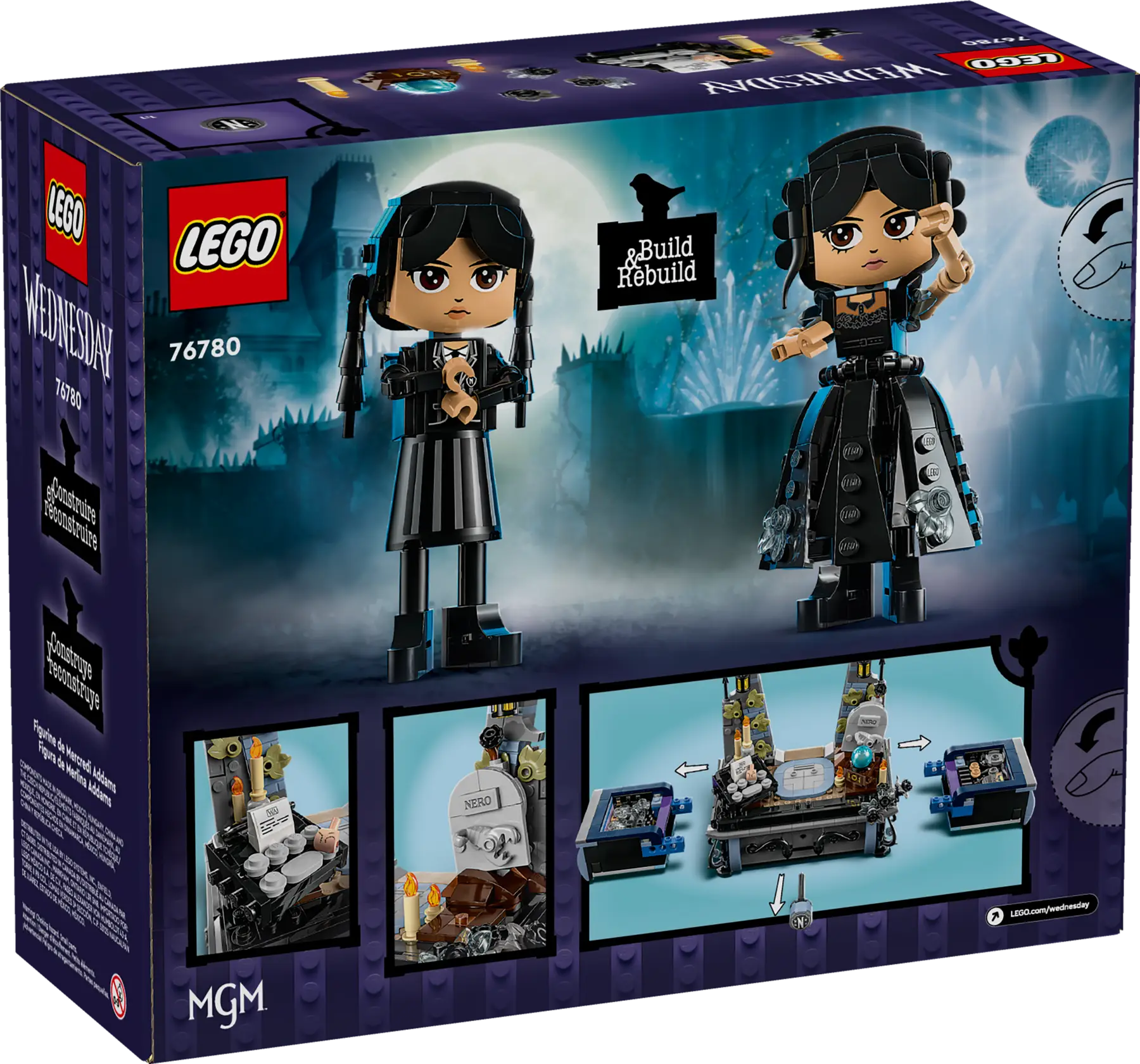 Coming in October - Wednesday Addams Build and Rebuild Figure! - Goth ...